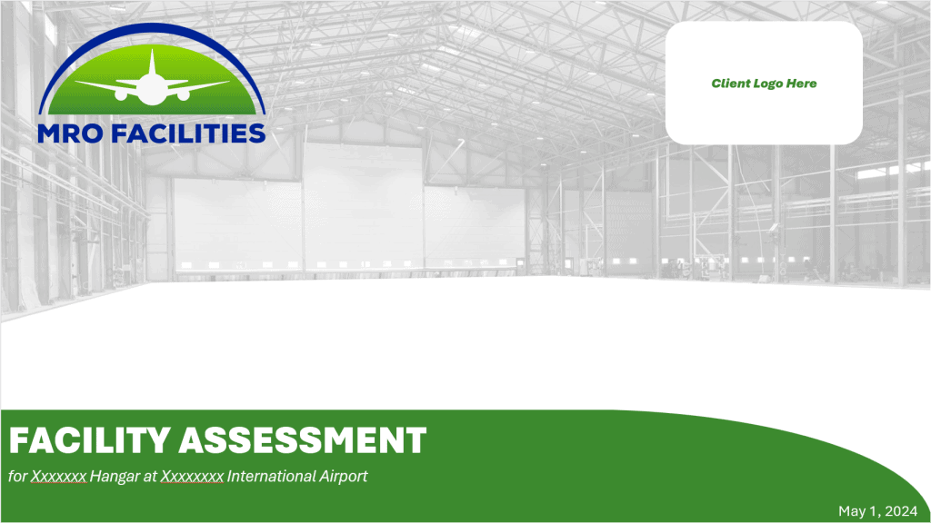 Facility Assessment Cover Page - MRO Facilities